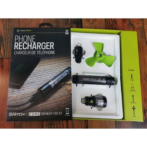 Goal Zero Switch 10 Core Multi Tool Kit แบตเตอรี่ 2600mah น้ำหนักเบา