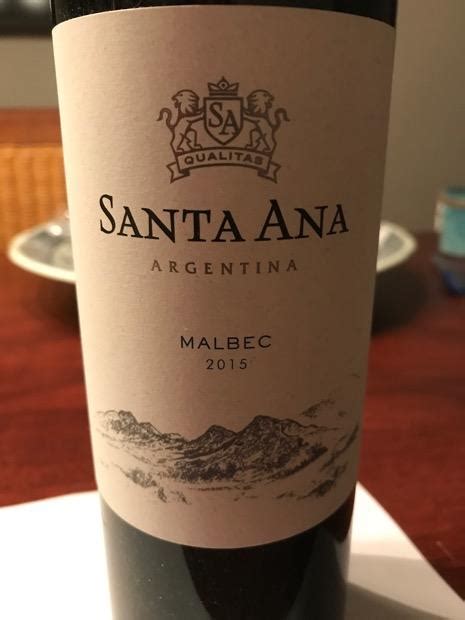 2017 Bodegas Santa Ana Malbec Homage Argentina Mendoza Maipú