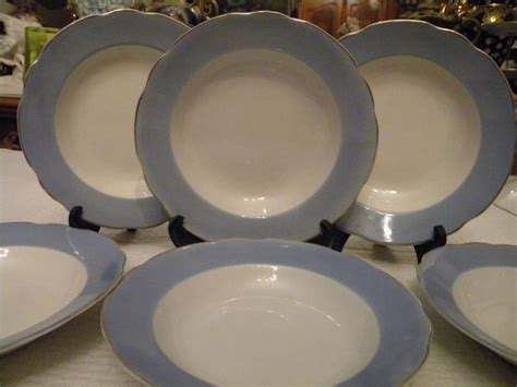 Тарелки глубокие набор 6 шт фарфор ссср коростень №т37 6 — цена 450 грн в каталоге Тарелки