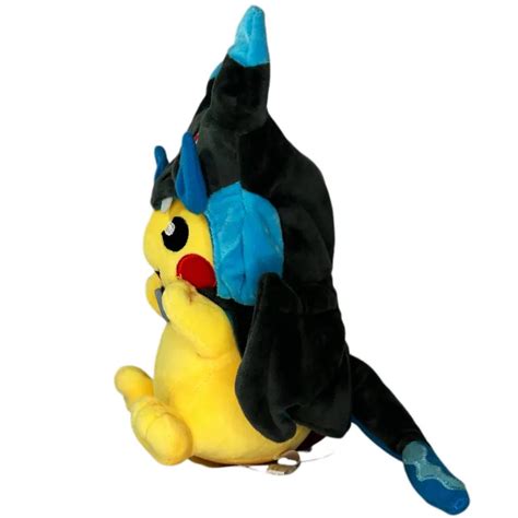 Peluche Pokémon De Pikachu Mega Charizard X Daruma Deck