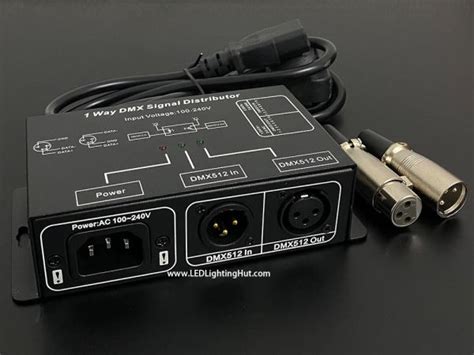 DMX Signal Amplifier V DC DMX Controllers