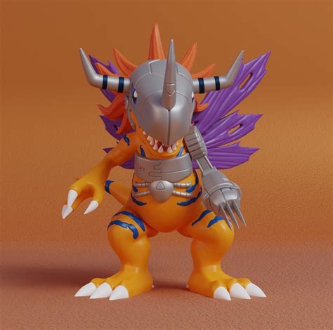 🐉 Digimon Metalgreymon・ Stl File For ・cults
