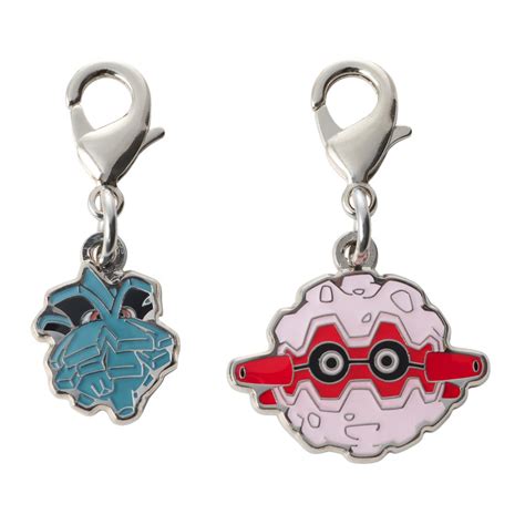 Metal Keychains Set 204・205 Pokémon National Pokédex Mcj Export