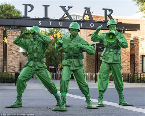 Sarge And The Green Army Men Characters From Toy Story Disney World
