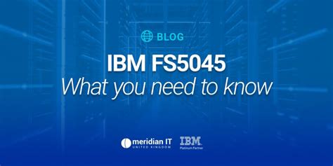 Meridian It Uk On Linkedin Ibmflash Flashsystems Flashfs5045