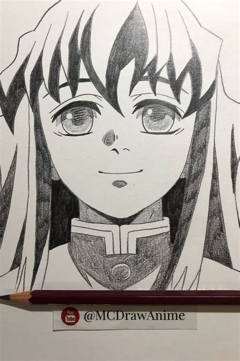 Muichiro Tokito Anime Sketch Drawings Sketches