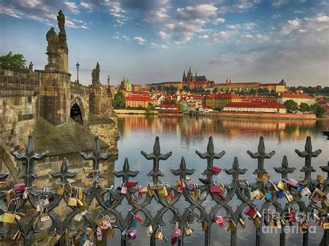 Love At The Charles Bridge Photograph By Mariola Bitner Fine Art America