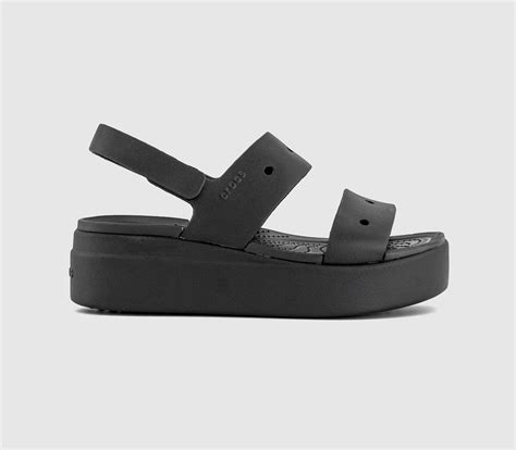 Crocs Brooklyn 4u Sandals Black Womens Sandals