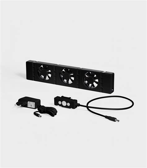 Speedcomfort Radiatorventilator Monoset Met Automatic Sensor Zwart Speedcomfort