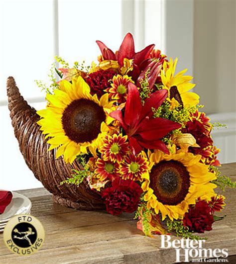 Ftd Falll Harvest Cornucopia