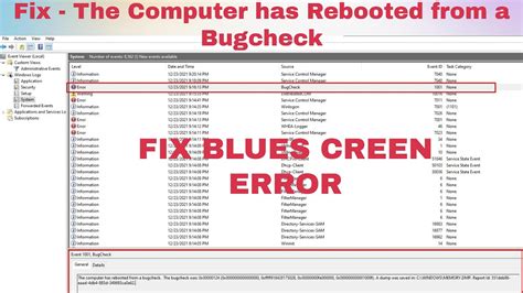 Fix The Computer Has Rebooted From A Bugcheck Windows 11 Windows 10
