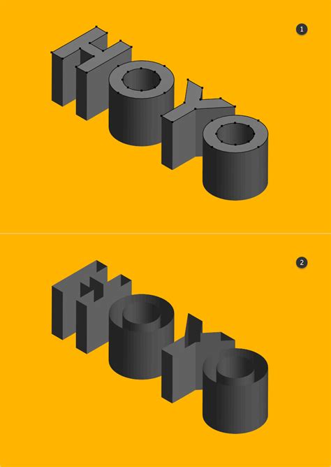 How To Create A D Text Art Effect In Adobe Illustrator Envato Tuts