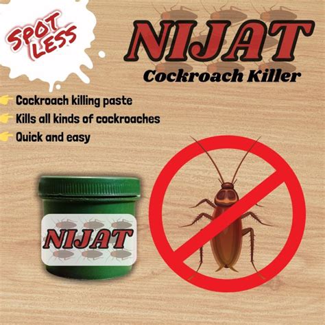 Nijaat Cockroach Killer Cockroach Killing Paste Spotless 25gm