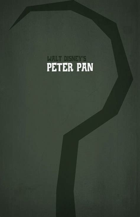 Peter Pan Minimalist Poster Peliculas