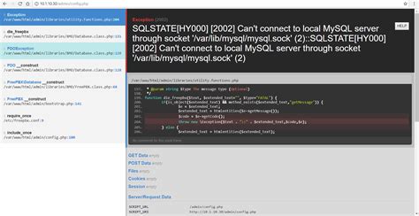 URGENT HELP MySQL Socket Error SQLSTATE HY General Help FreePBX Community Forums