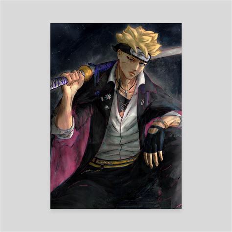 Boruto Two Blue Vortex An Art Canvas By Art By Ryuk Inprnt