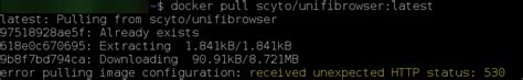 Unable To Pull The Image From Dockerhub Status 530 · Issue 14 · Scytodocker