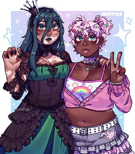 Queen Chrysalis And Fluffle Puff Mlp Gijinka By Miottex On Deviantart