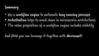 Micronaut Webinar Process Automation Introduction PDF Cloud Computing Internet