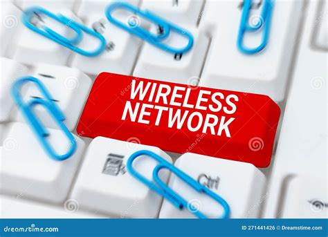 Writing Displaying Text Wireless Network Concept Meaning Computer