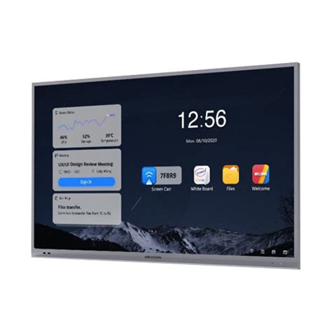 Display Hikvision Interactiv 4k 86 Inch Touch Screen Android Ds D5b86rb C