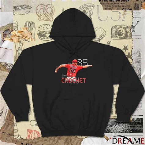 Official Garrett Crochet Breakout Series 35 Boston Red Sox Mlb Signature T Shirt Hoodie