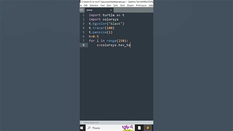 Turtle 🐢 Graphics In Python Python Turtle Coding Code Programming Youtube