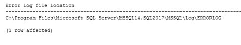 使用xp readerrorlog命令读取sql server错误日志 csdn博客