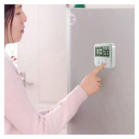 lcd digital display countdown timer large screen kitchen timer