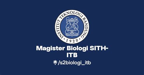 Magister Biologi Sith Itb Linktree