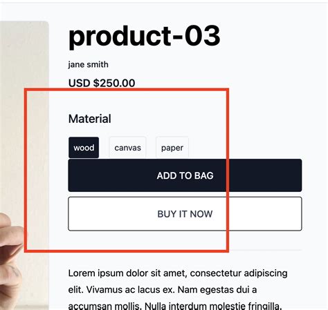 variant selector spacing does not match design · issue 550 · shopify