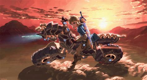 Botw Official Artwork Breath Of The Wild Legend Of Zelda Master Cycle