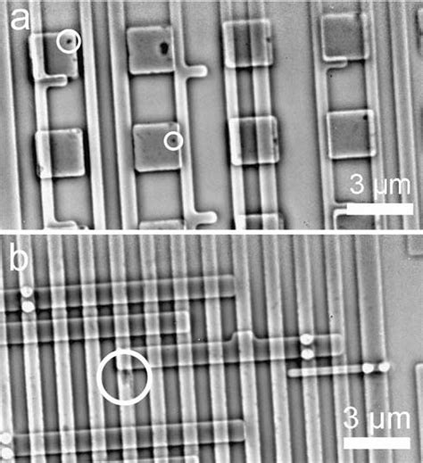 Several Copper Interconnect Structures Imaged In Positive Phase