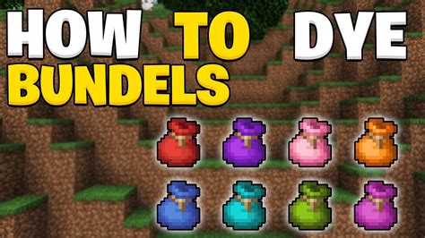 How To Dye Bundles In Minecraft 1212 Youtube