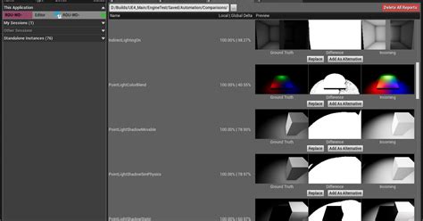 Screenshot Comparison Tool Unreal Engine 427 Documentation Epic