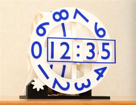 D 打印的三轴机械数字时钟 Arduino 实验室