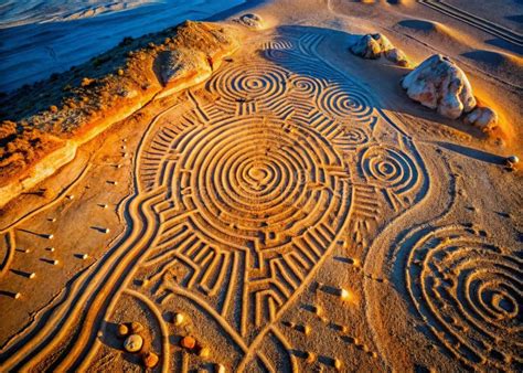 Unveiling Ancient Secrets A Stunning Aerial Macro View Of Intricate