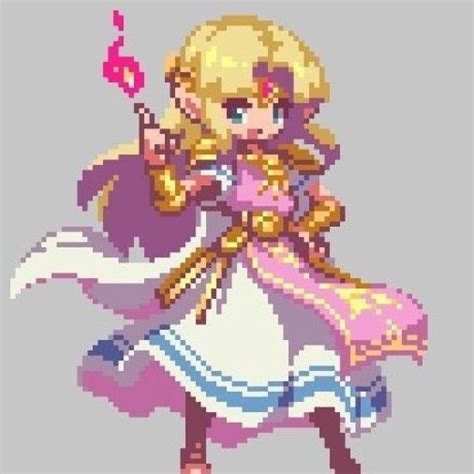 Pixel Art Princess Zelda