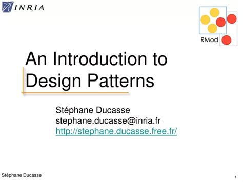 Ppt An Introduction To Design Patterns Powerpoint Presentation Free