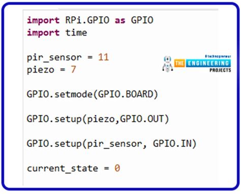 Motion Detection With PIR Sensor Raspberry Pi The Engineering Projects