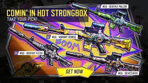 4 Epic M16 Skins Get Free Using Gold Crates Youtube