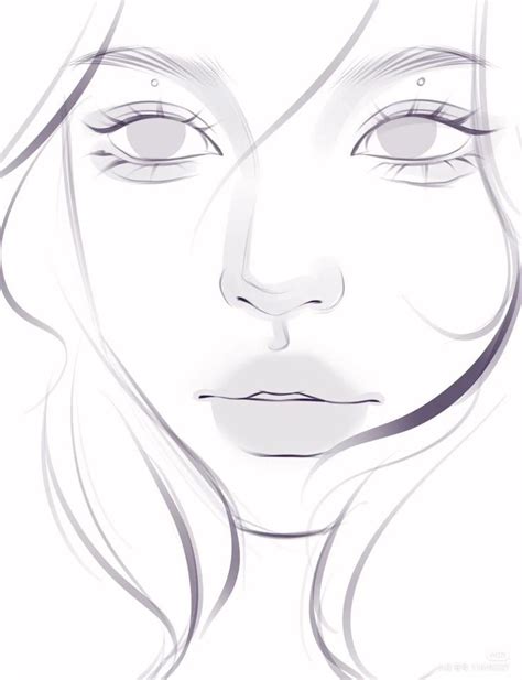 Cjurgentcarebrownsmills Face Drawing To Trace Face Sketch For Makeup