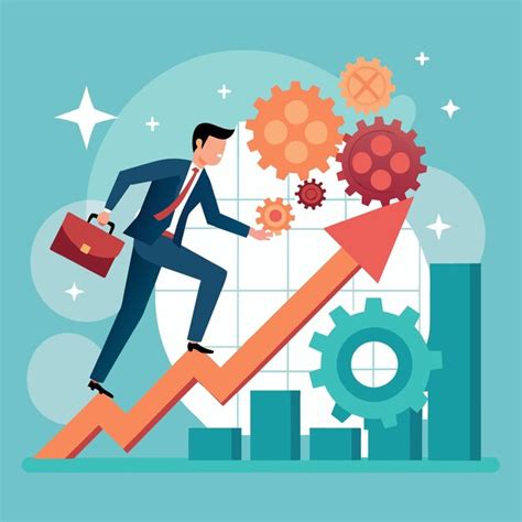 Premium Vector Process Improvement Efficiency To Increase Productivity Optimization Raising