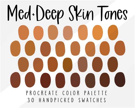 Skin Tones Procreate Color Palette Artofit