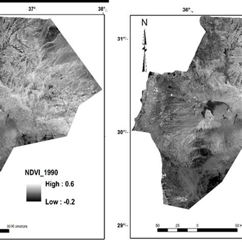Ndvi Maps For1990 And 2018 Respectively Download Scientific Diagram Ndvi Maps For1990 And 2018 Respectively Download Scientific Diagram