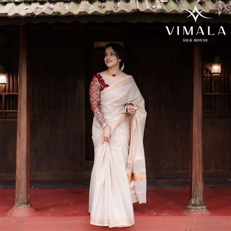 Amitha Mathew Jobin On Instagram Onam With Vimalasilkhouse 🌼🌸 Whats Onam Without A