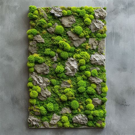 Moss Covered Wall Hanging