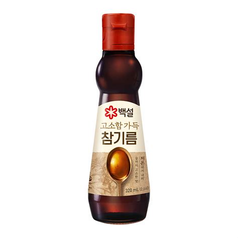 백설 고소함가득 참기름 320ml