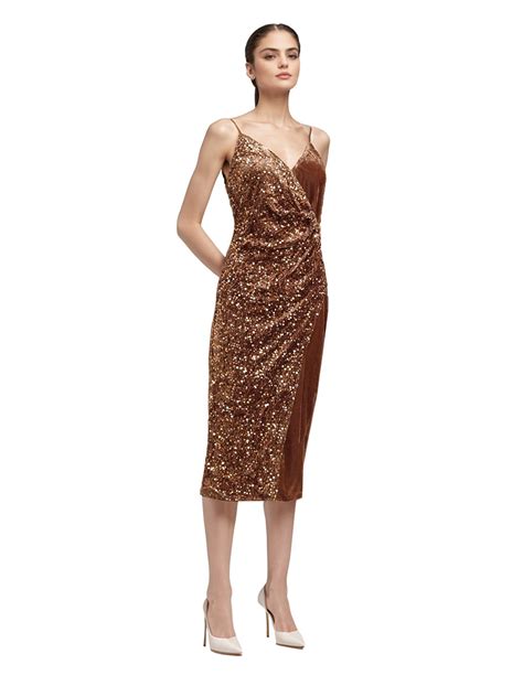 Vestido Midi De Fiesta Con Lentejuelas Lucky Clover
