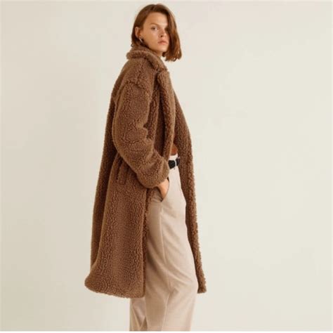 Mango Jackets And Coats Mango Faux Shearling Teddy Coat Poshmark